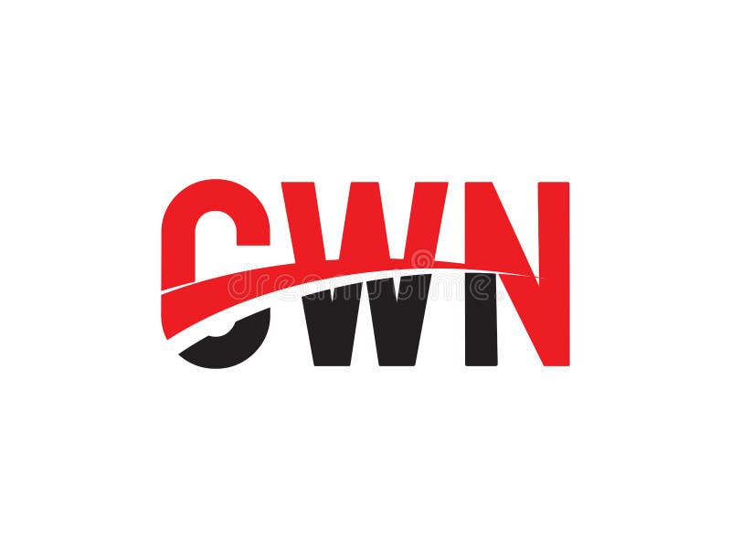 CWN Letter Initial Logo Design Vector Illustration Stock Illustration ...