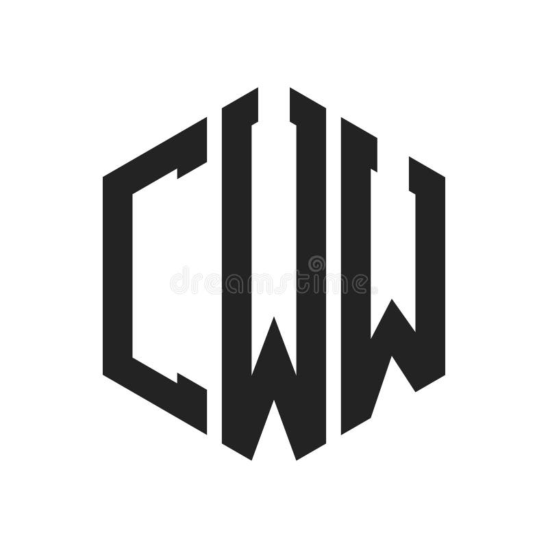 CWW Logo Design. Initial Letter CWW Monogram Logo Using Hexagon Shape ...