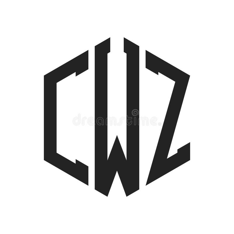 CWZ Logo Design. Initial Letter CWZ Monogram Logo Using Hexagon Shape ...
