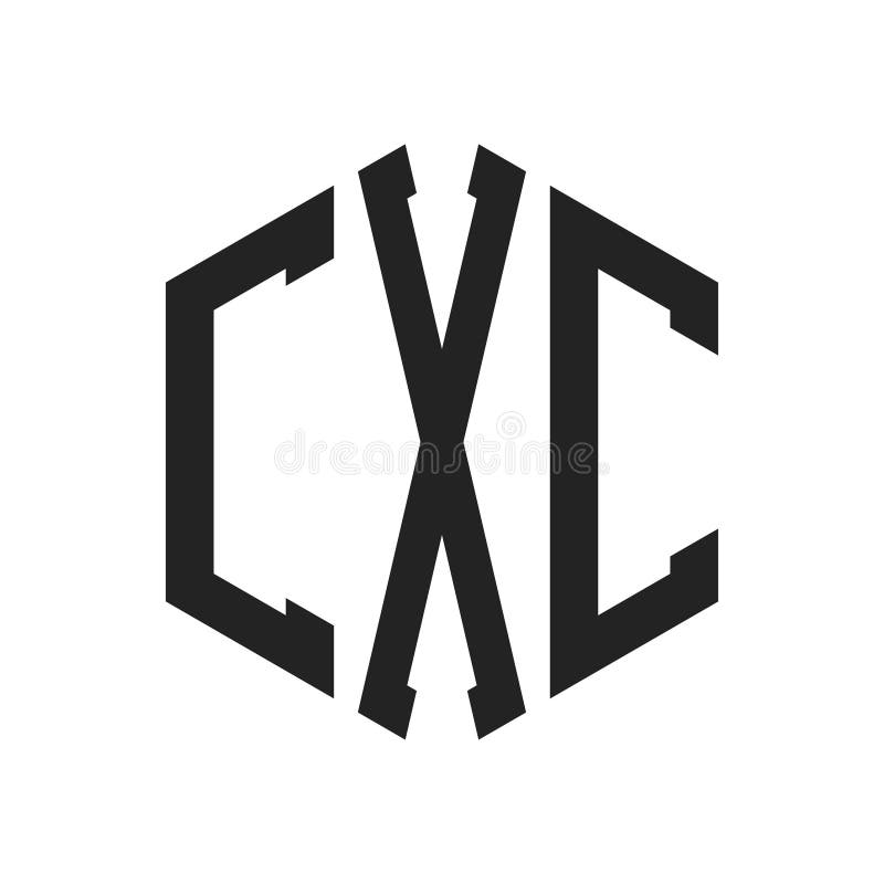 CXC Logo Design. Initial Letter CXC Monogram Logo Using Hexagon Shape ...