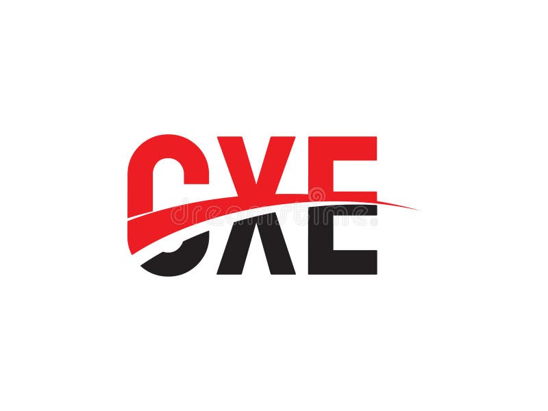 CXE Letter Initial Logo Design Vector Illustration Stock Vector ...