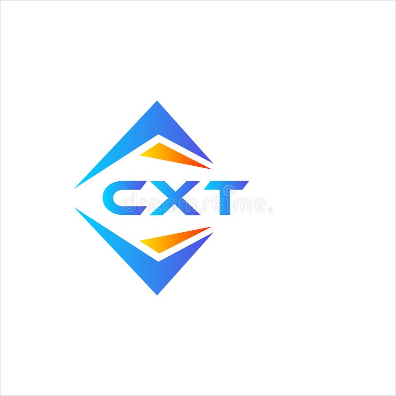 CXT Abstract Technology Logo Design on White Background. CXT Creative ...
