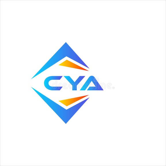 CYA Abstract Technology Logo Design on White Background. CYA Creative ...