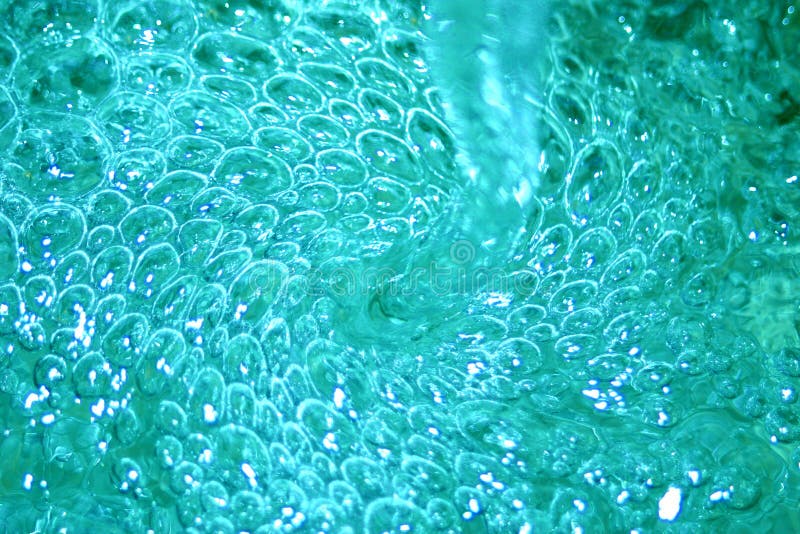 Cyaan Storm stock afbeelding. Image of gieten, kleur, werveling - 4131207