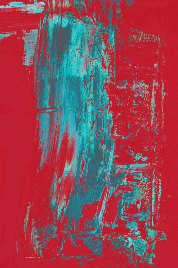 Cyan abstract on red stock illustration. Illustration of artistic - 7433041