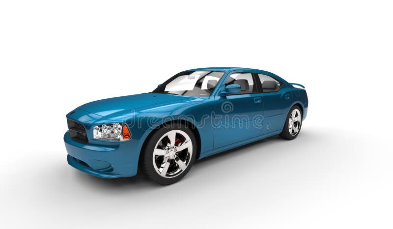 Black Luxury Car - Rear Angle Stock Photo - Image of white, dark: 62935534