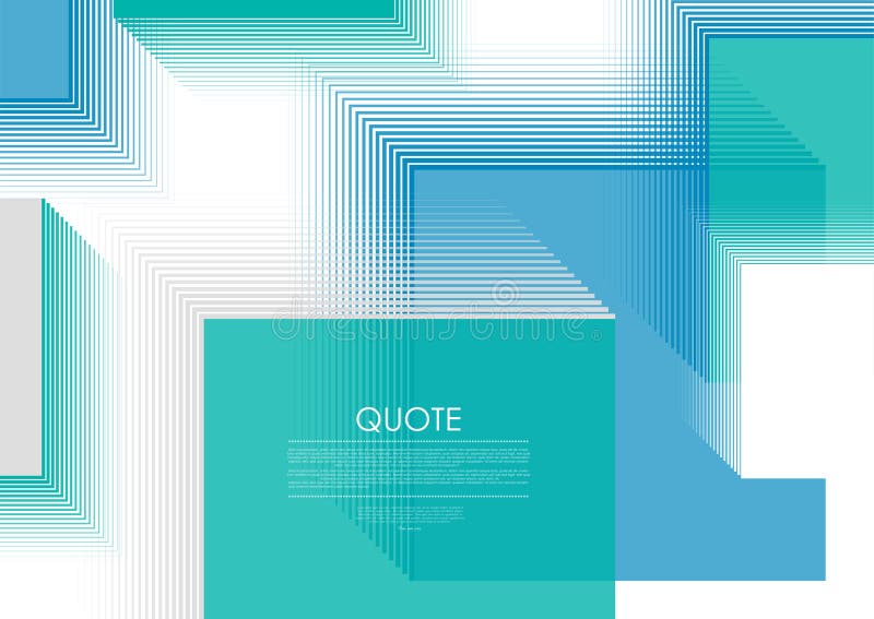Cyan Blue Squares Minimal Abstract Geometric Background Stock ...