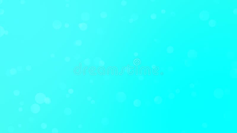 Cyan Bokeh Gradient Motion Background Loop. Moving Bubbles Colorful ...