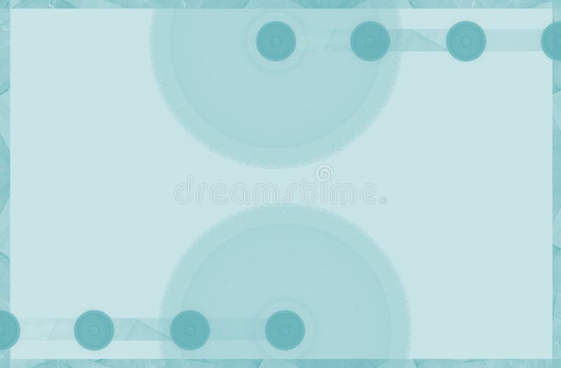 Border- Cyan With Copyspace Stock Illustration - Illustration of ...