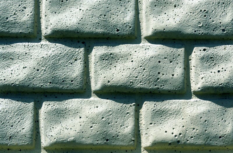 Cyan Brick Stylized Wall Texture. Stock Image - Image of grungy ...
