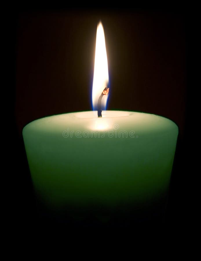 Flower candle stock photo. Image of detail, beauty, black - 22042200