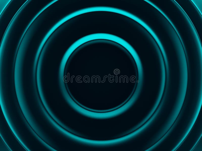 Cyan Circles Geometric Background Texture Stock Illustration ...