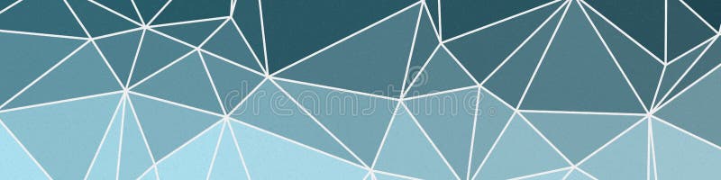 Cyan Color Abstract Color Low-Polygones Generative Art Background ...
