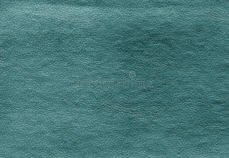 Cyan Color Leather Surface Pattern. Stock Image - Image of clothing ...