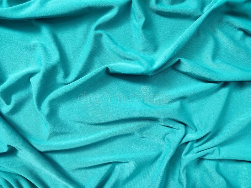 Cyan Colored Fabric Texture and Background Stock Image - Image of bawdy ...