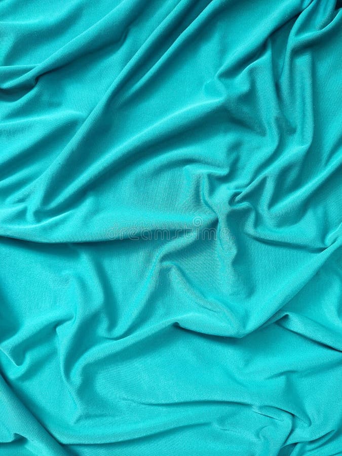 Cyan Colored Fabric Texture and Background Stock Image - Image of bawdy ...