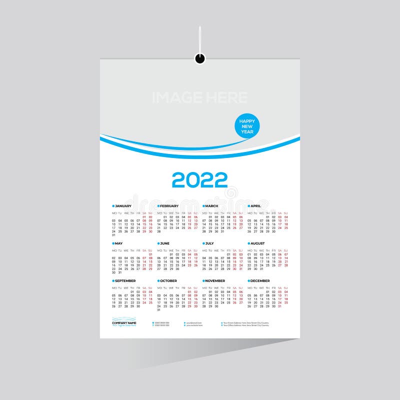 2022 12 Month Calendar Stock Illustrations – 1,586 2022 12 Month ...