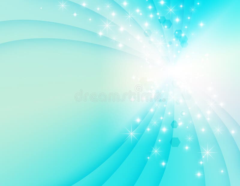 Cyan curves background stock illustration. Illustration of shapes ...