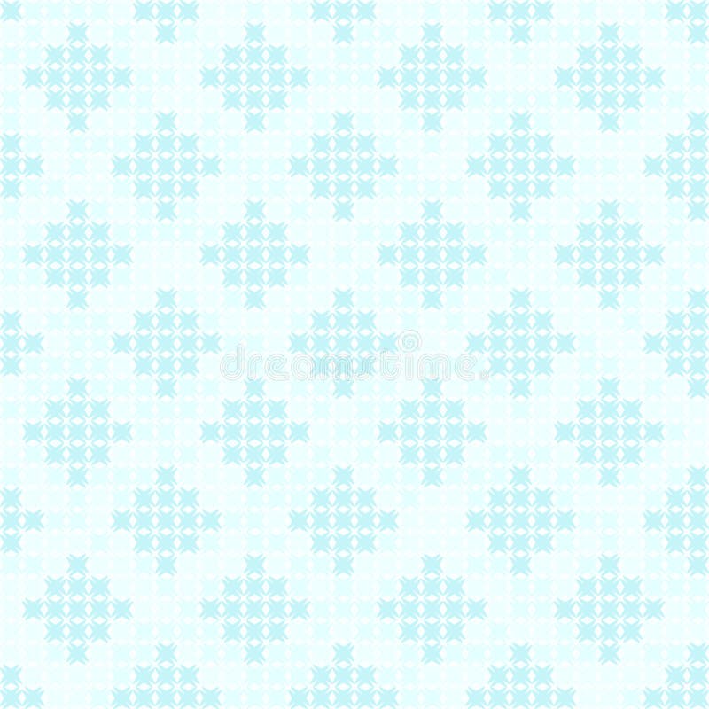 Cyan Diamond Pattern. Seamless Vector Stock Vector - Illustration of ...