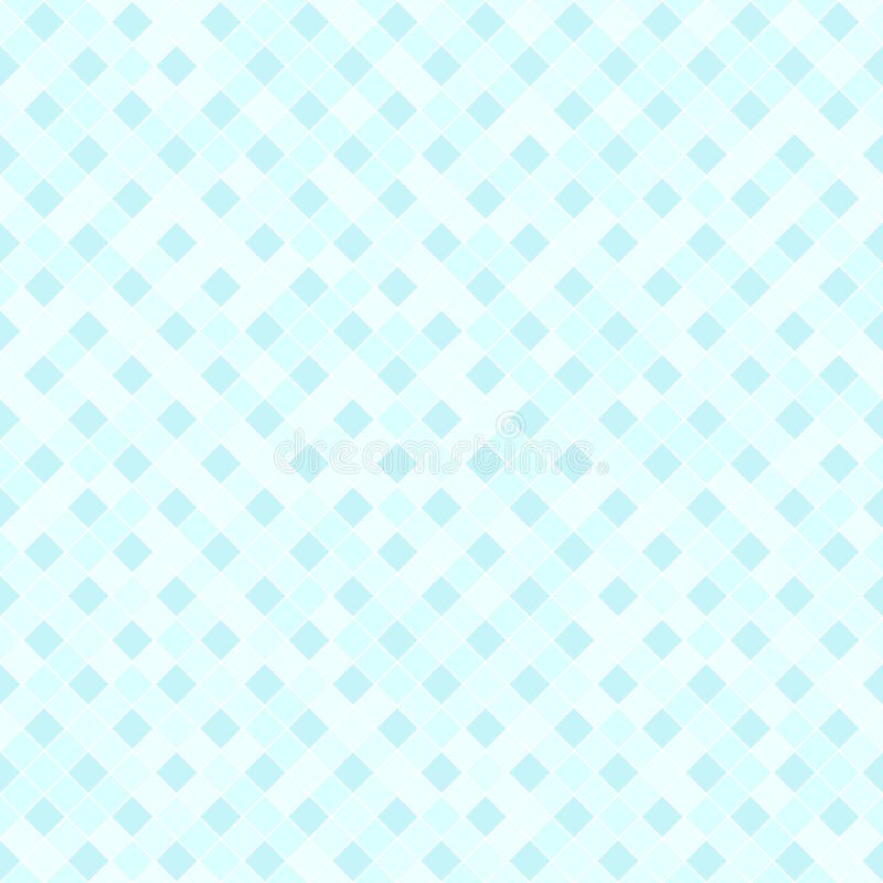 Cyan Diamond Pattern. Seamless Vector Stock Vector - Illustration of ...