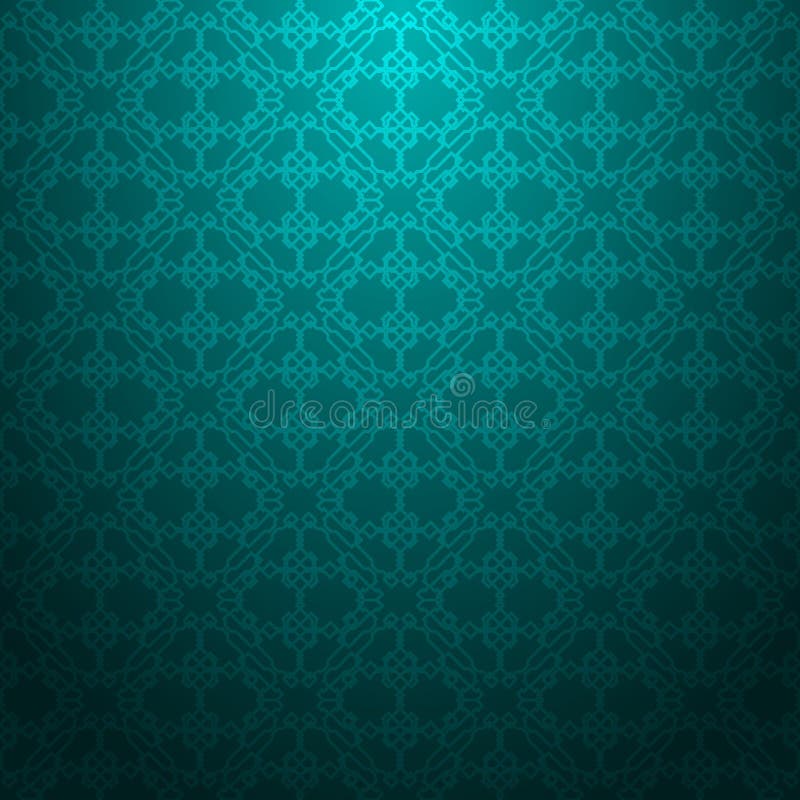 Cyan geometric pattern stock illustration. Illustration of style ...