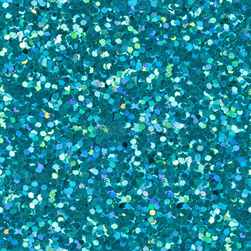 Cyan Glitter for Texture or Background. Seamless Square Texture Stock ...