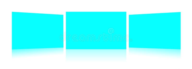 Cyan Insert Report or Screenshoot Blank Template for Presentation ...