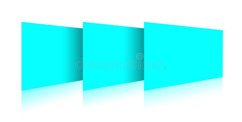 Cyan Insert Report or Screenshoot Blank Template for Presentation ...