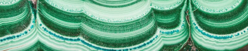 Cyan Line in Dark and Light Green Malachite Stripe Stock Photo - Image ...
