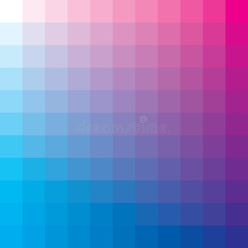 Cyan and Magenta stock illustration. Illustration of colors - 13184331