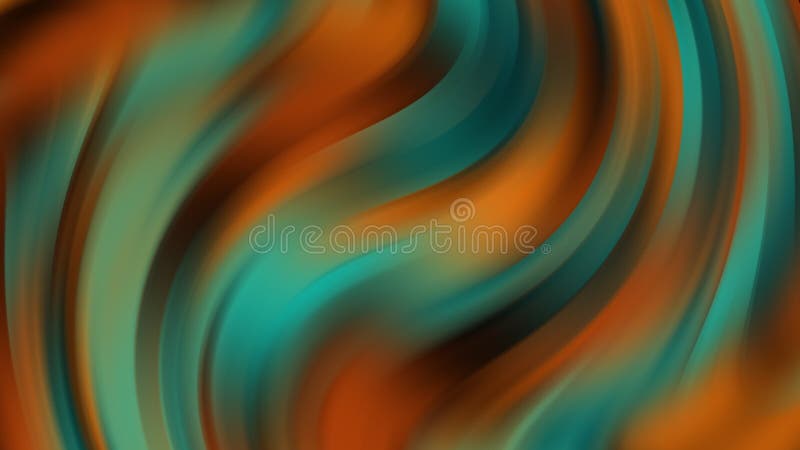 Cyan Orange Wave Gradient Animation Stock Footage - Video of blank ...