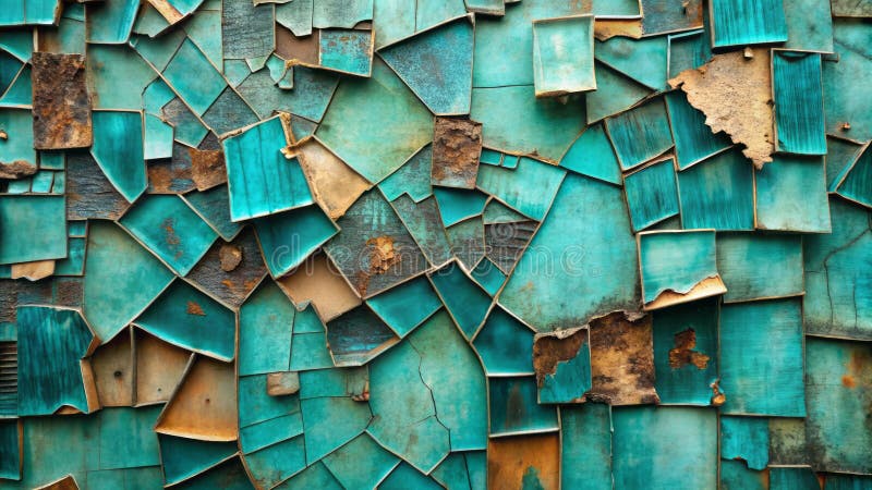 Cyan Patina Deconstructed Exploring Asymmetrical Fragmentation in a ...
