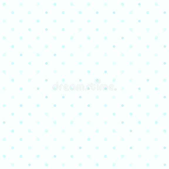 Cyan Polka Dot Pattern. Seamless Vector Background Stock Vector ...