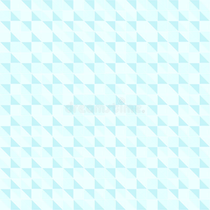 Cyan Triangle Pattern. Seamless Vector Stock Vector - Illustration of ...