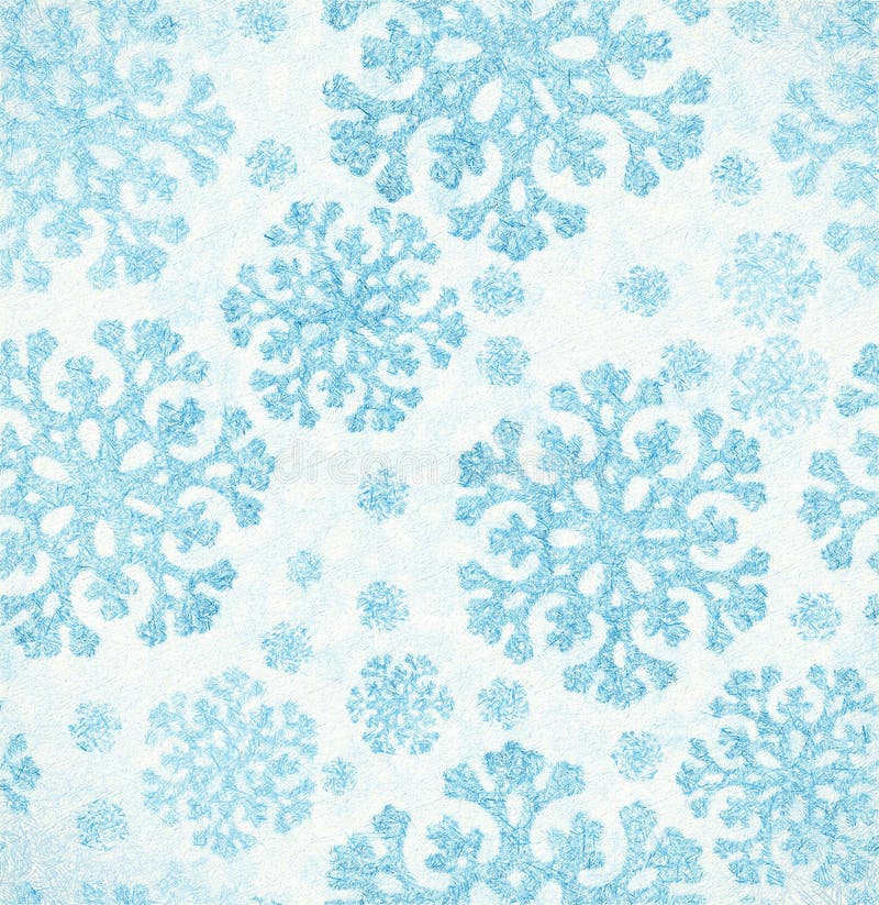 Cyan snowflakes background stock photo. Image of abstract - 120037188