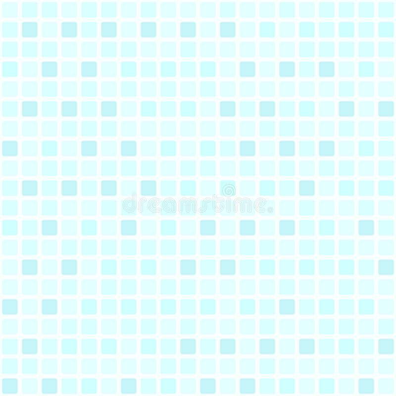 Cyan Rounded Diamond Pattern. Seamless Vector Background Stock Vector ...
