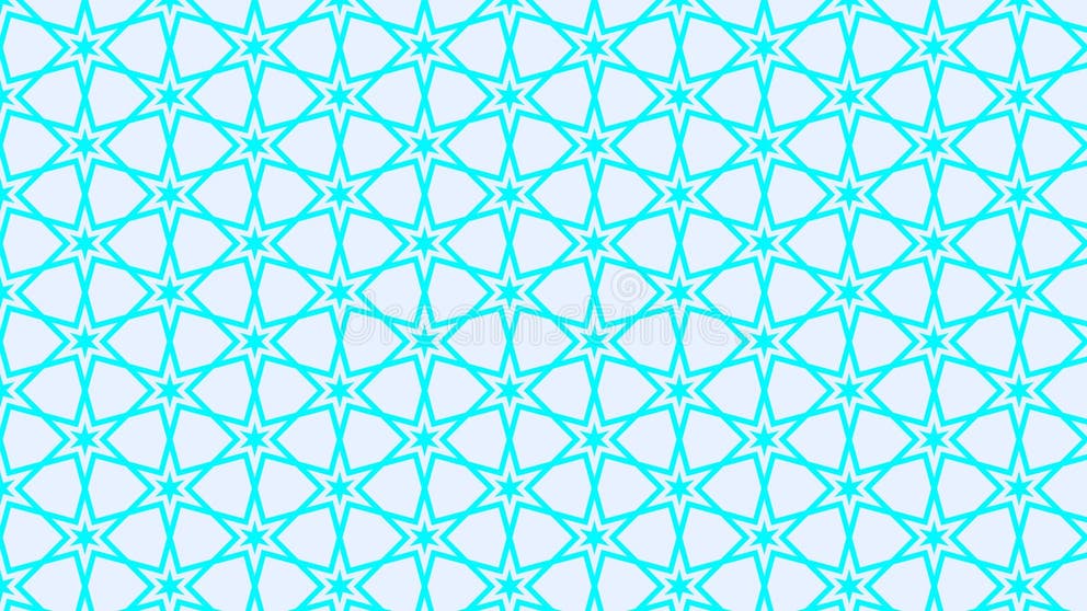 Cyan Stars Pattern Vector stock vector. Illustration of cloth - 162766142