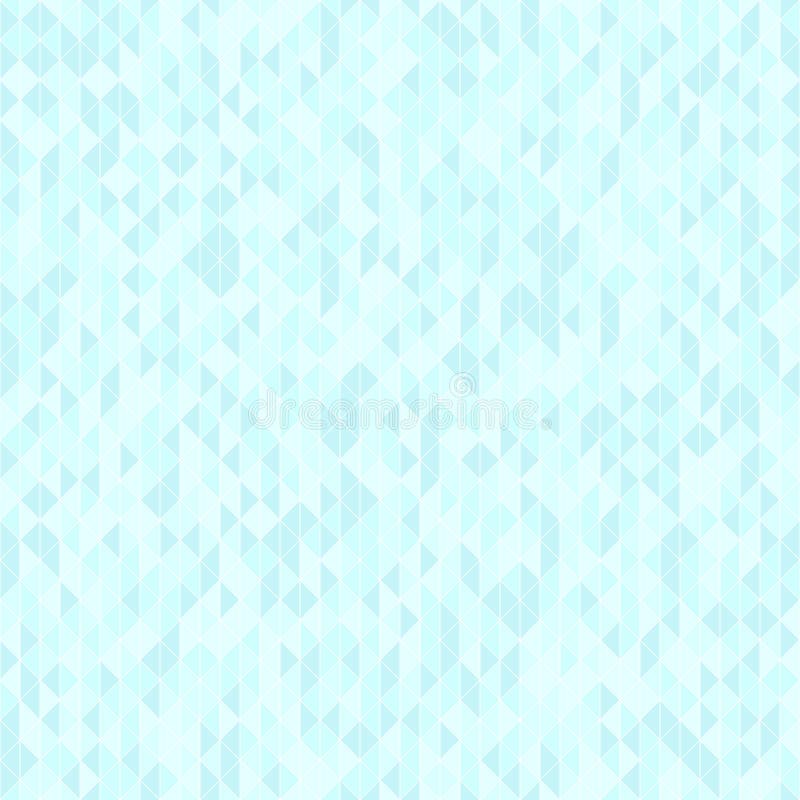 Cyan Triangle Pattern. Seamless Vector Stock Vector - Illustration of ...