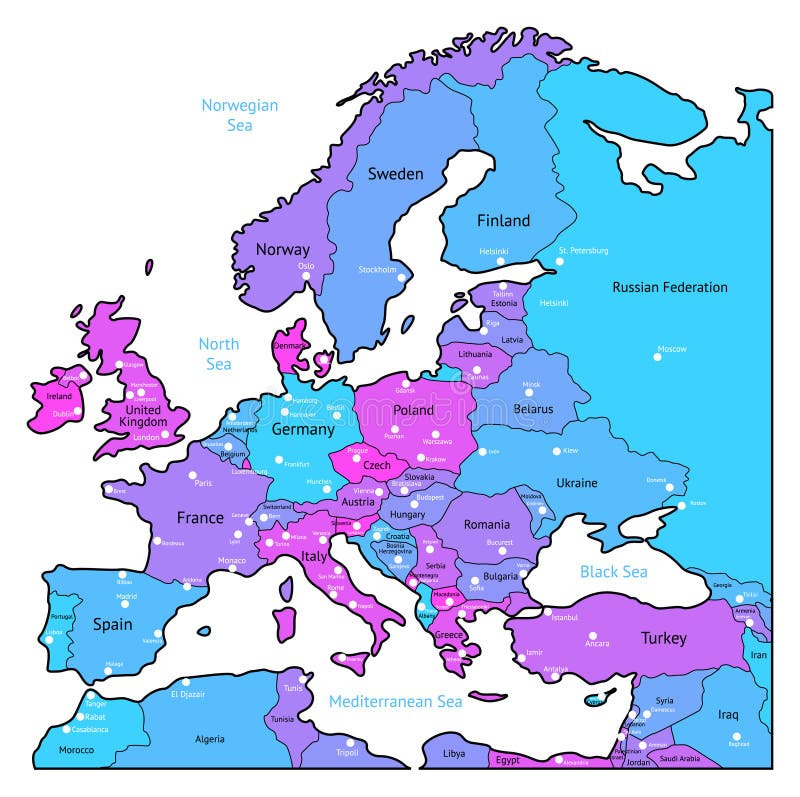 Spain and Italy Map stock vector. Illustration of outline - 174855201