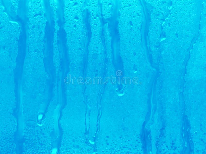 Cyan Water Drops Background Stock Photo - Image of fear, shape: 41108544