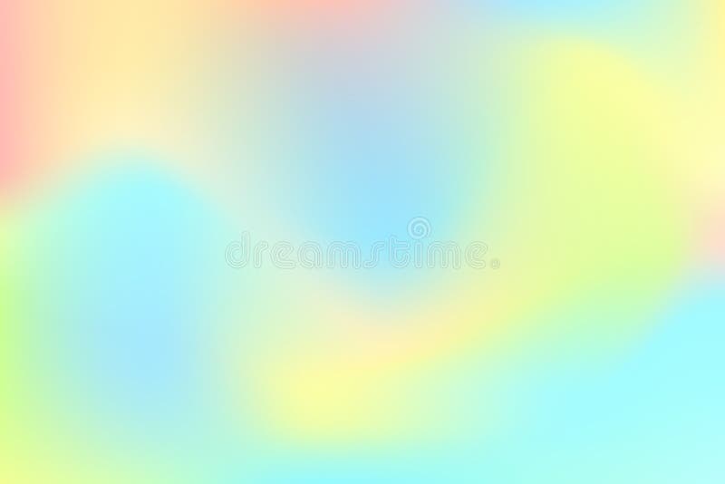 Cyan Yellow Vector Gradient Background. Pastel Color Gradient Mesh ...