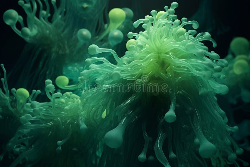 Cyanobacteria. Blue Green Algae. Stock Image - Image of environmental ...