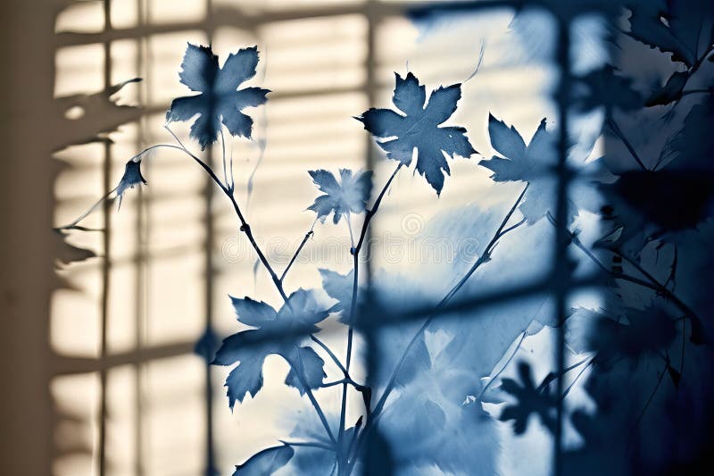 Cyanotype Shadow Utilize the Cyanotype Printing Process To Creat Stock ...