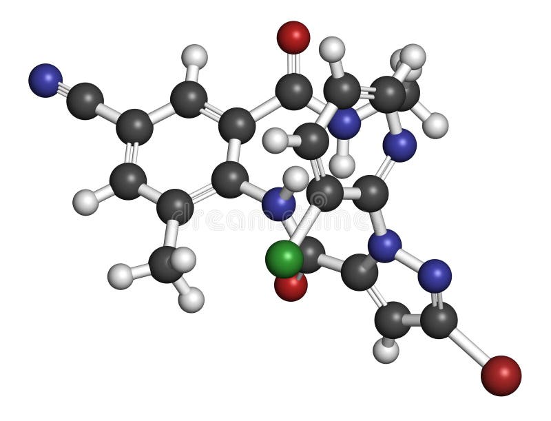 Cyantraniliprole Insecticide Molecule (ryanoid Class). 3D Rendering ...