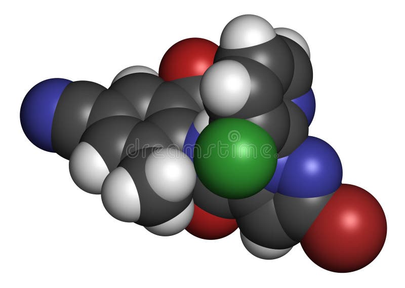 Cyantraniliprole Insecticide Molecule (ryanoid Class). 3D Rendering ...