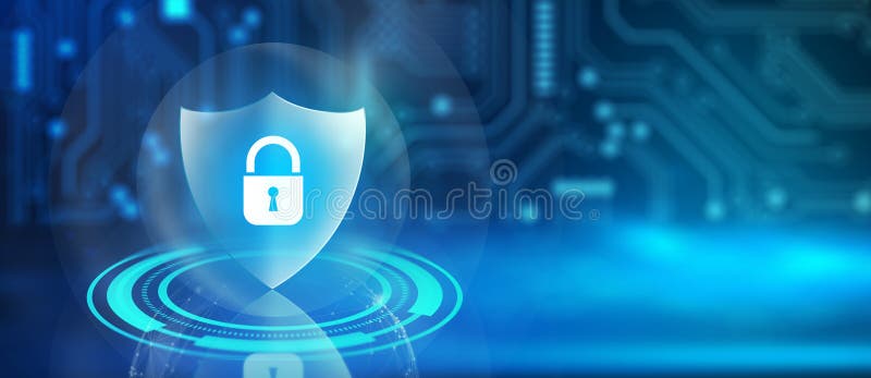 Cyber Attack Block, Cyber Data, and Information Privacy Concept. 3D ...