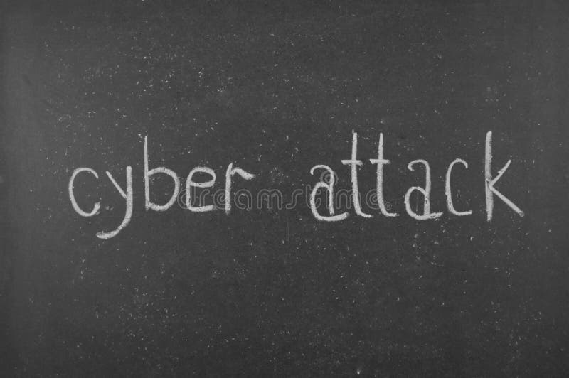 Cyber attack stock photo. Image of brand, calligraphy - 215077548