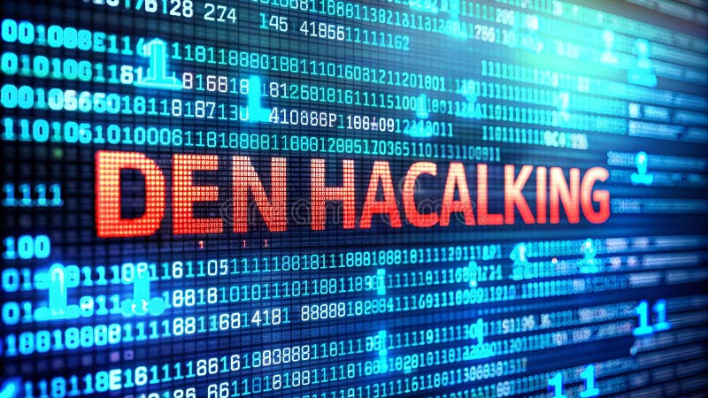 Cyber Attack Dns Hijacking Vulnerability Text In Binary System Ascii Art Style Code On Editor