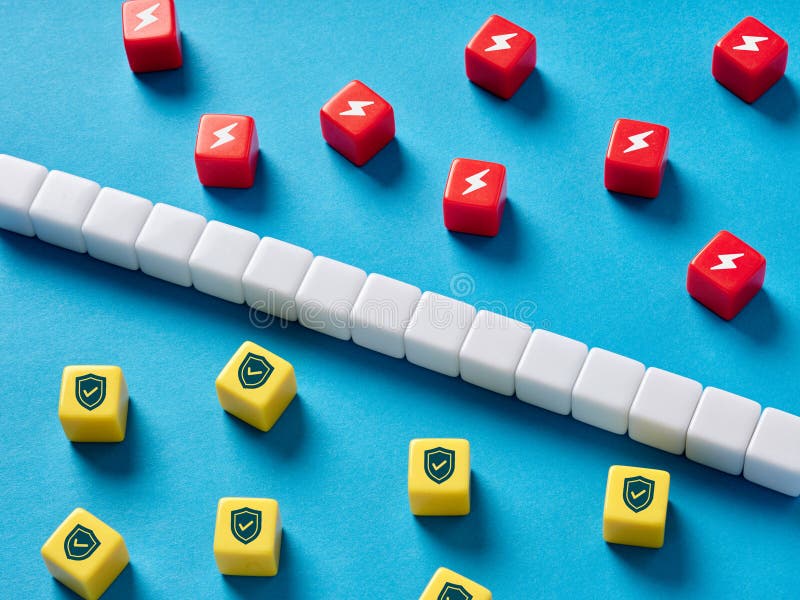 Cyber Attack and Firewall Shield Protection. Defending Network Systems ...