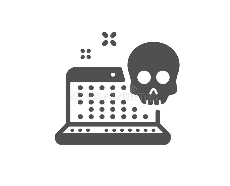 Cyber Attack Icon. Ransomware Threat Sign. Vector Stock Vector ...